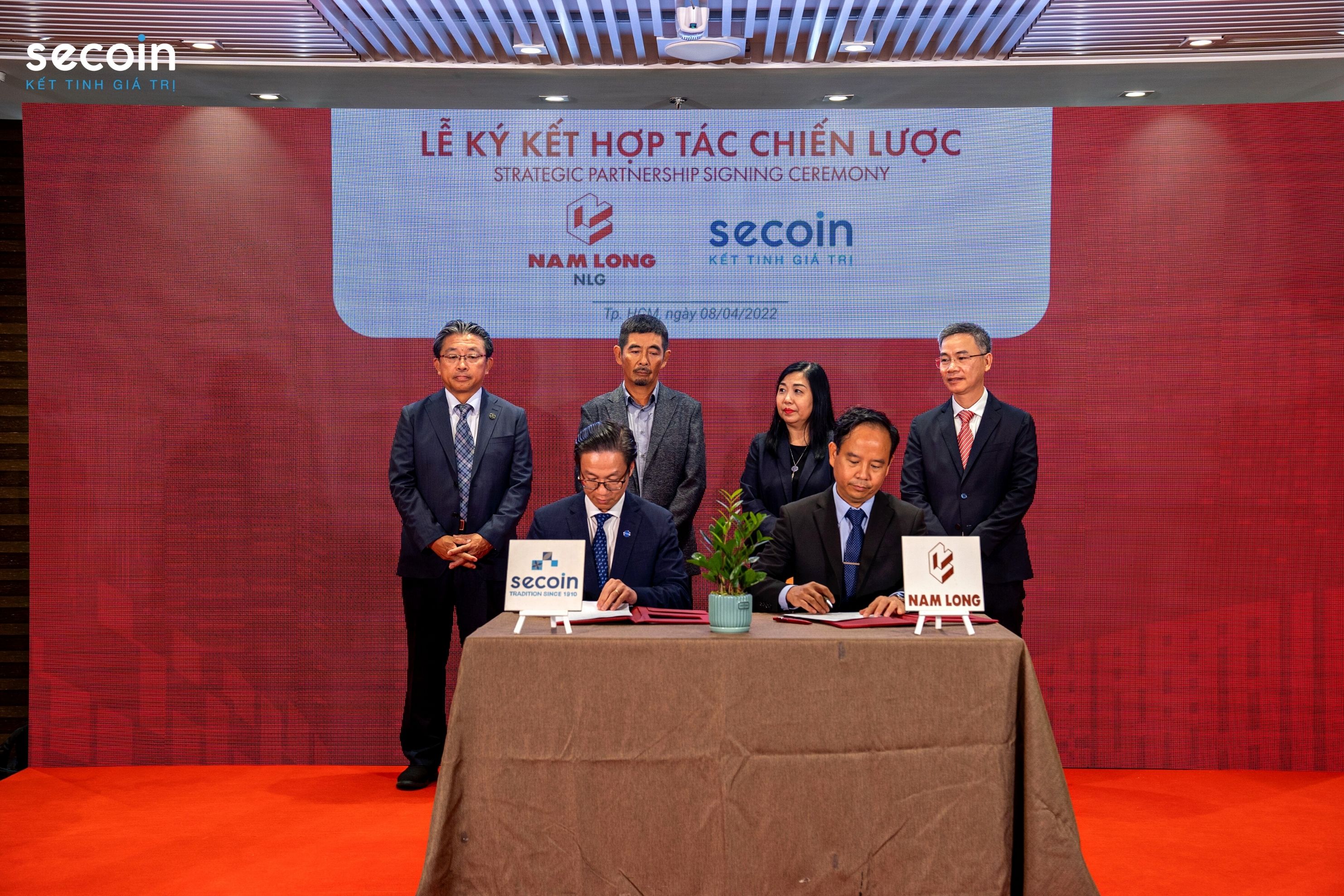 LỄ KÝ KẾT HỢP TÁC CHIẾN LƯỢC GIỮA SECOIN VÀ NAM LONG